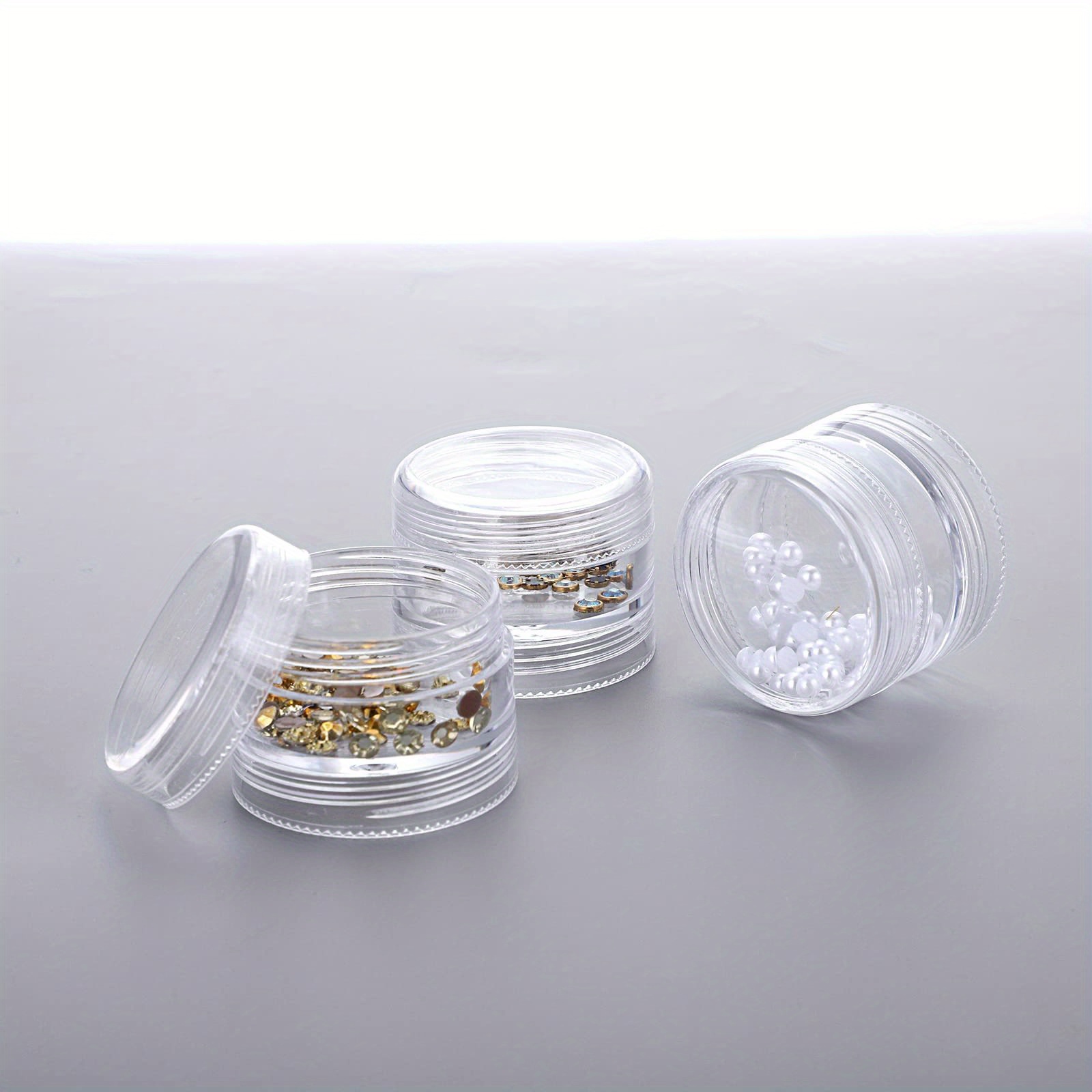 Portable Plastic Transparent Round Jewelry Accessories - Temu New Zealand