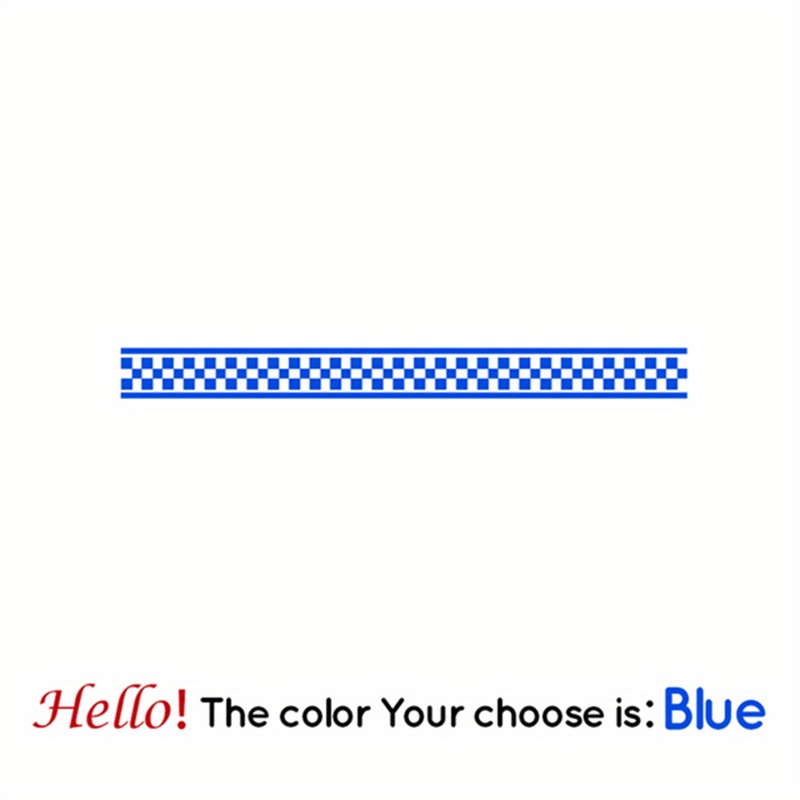 Motorcycle Checkered Racing Stripes Decals Stickers Cafe - Temu