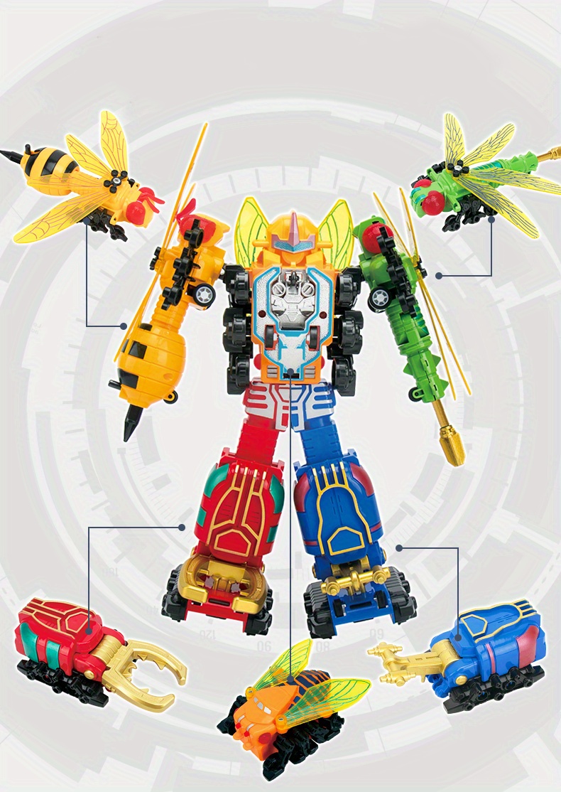 Insect Assembly Set Build 5 in 1 Robot Warrior Ultimate - Temu