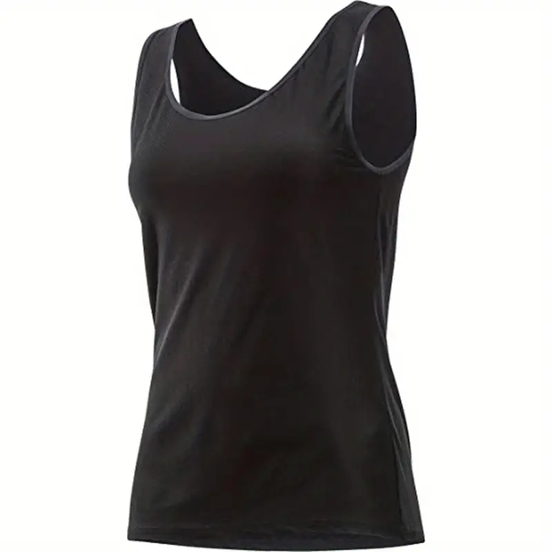 Solid Crew Neck Tank Top Casual Sleeveless Tank Temu