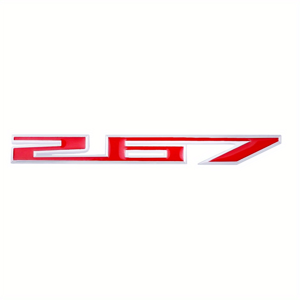 3d Metal 267 Logo Emblem Car Number Sticker Accessories - Temu Australia