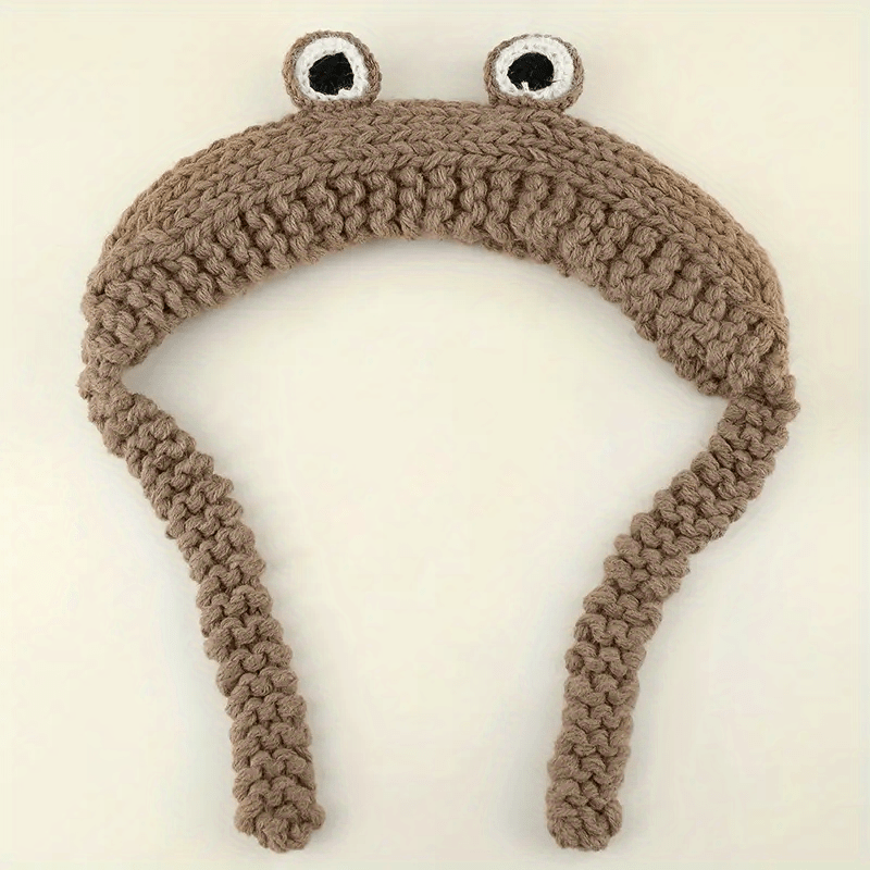 Male Female Green Cute Frog Hat Frog Headband Crochet - Temu Australia