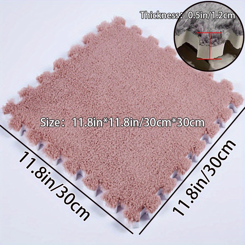 Foam Puzzle Floor Mat Rug, Foam Puzzle Floor Mat Interlocking Fluffy ...