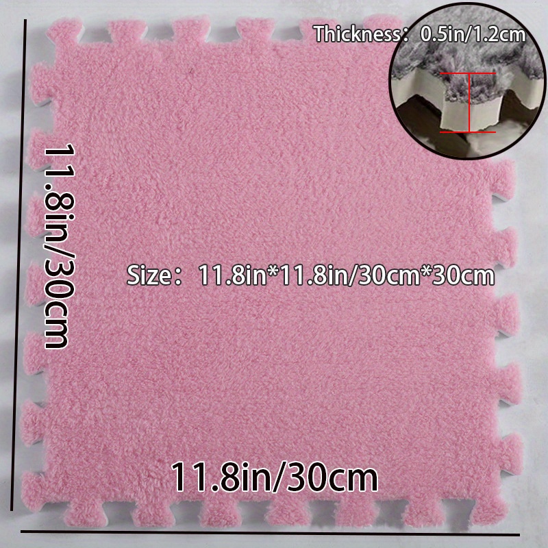 Foam Puzzle Floor Mat Rug, Foam Puzzle Floor Mat Interlocking Fluffy ...