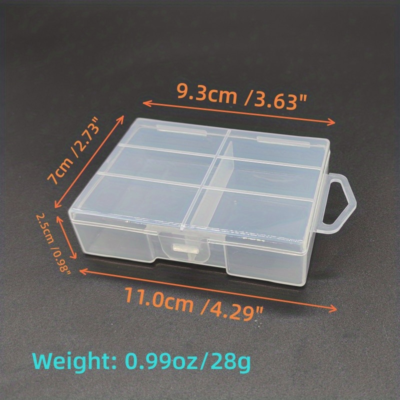 1 Aaa Battery Storage Box Battery Organizer Plastic Box - Temu Australia