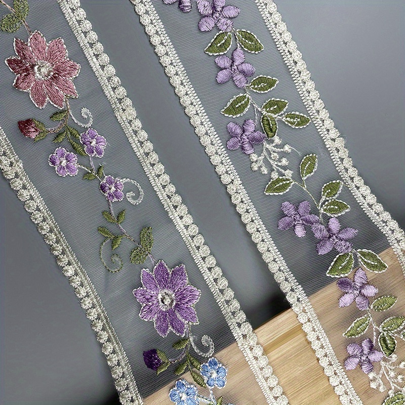 2yards Width Mesh Embroidery Lace Accessories Skirt Clothing - Temu ...