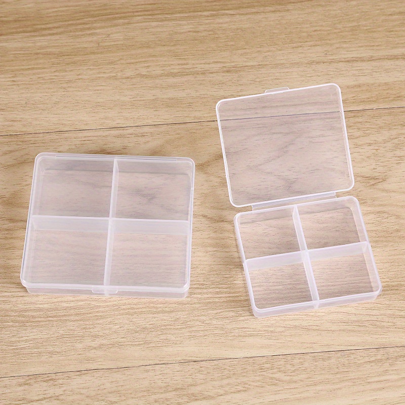 Plastic Transparent Simple Jewelry Accessories Storage Box - Temu Ireland