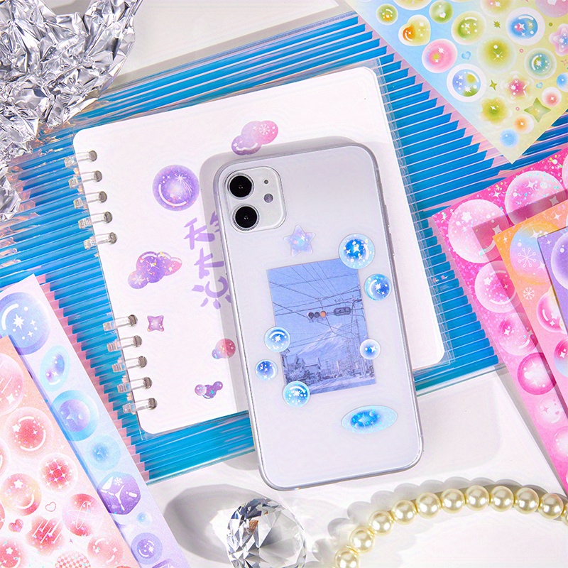 Bubbles Goo Card Stickers * (7) In Korea Bringing Die - Temu United Kingdom