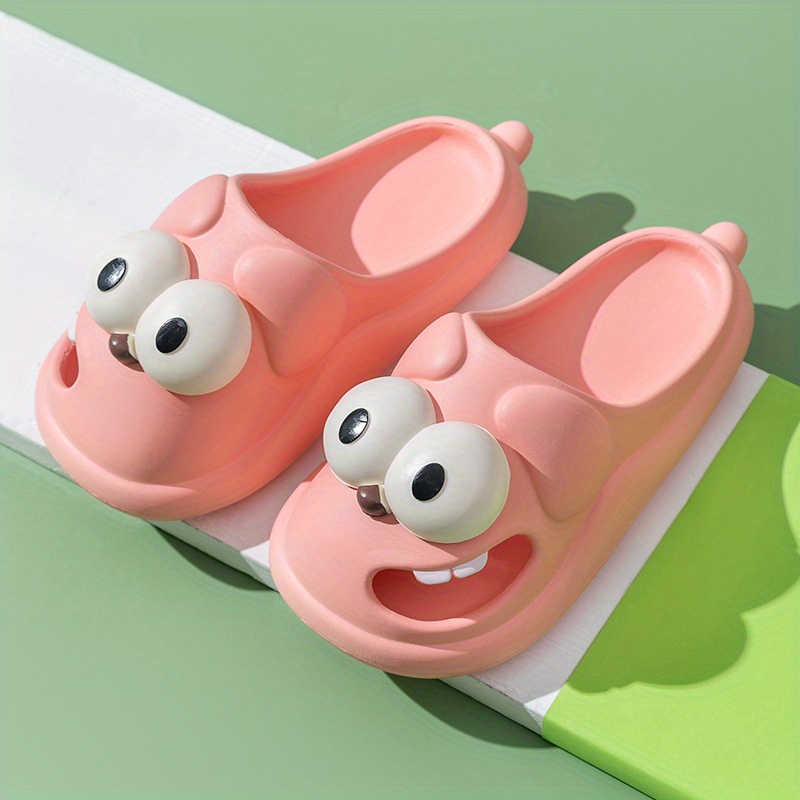 Women's Kawaii Cartoon Slides Cute Big Eyes Puppy Eva Non - Temu