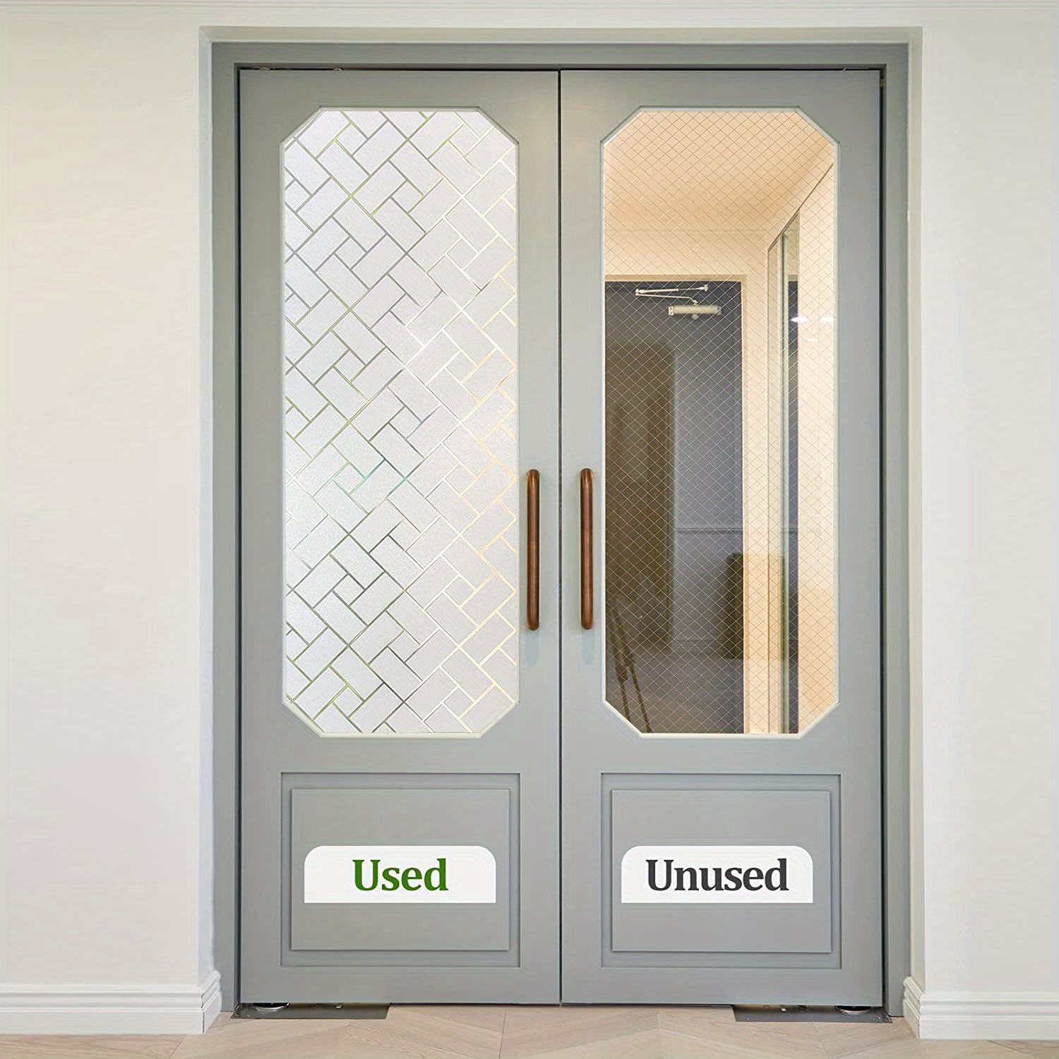 Electrostatic Uv Protection Oblique Grid Glass Window Film - Temu