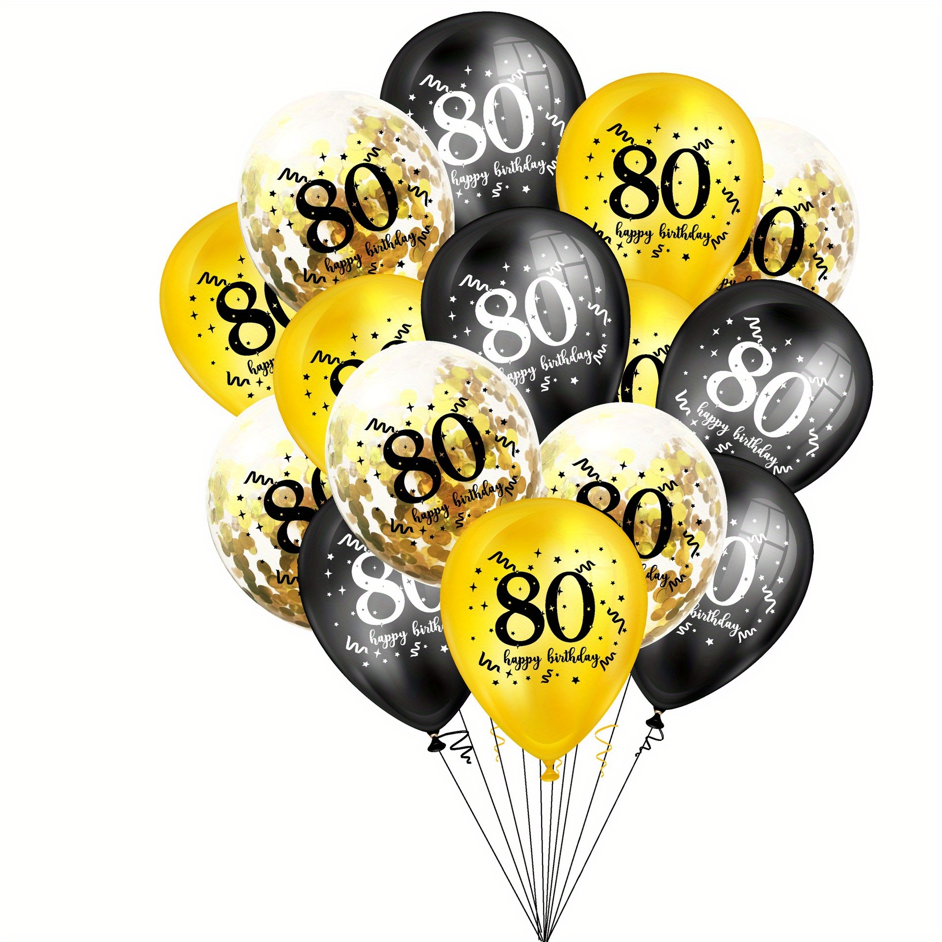 30 50 70 80 Years Old Number Birthday Balloon Birthday - Temu
