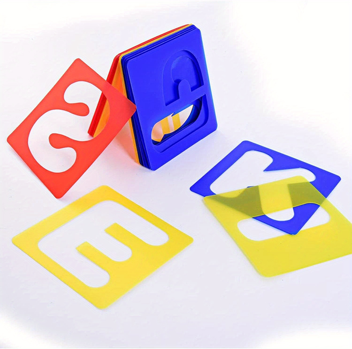 Alphabet Stencils Set Plastic Letter Stencils Painting - Temu