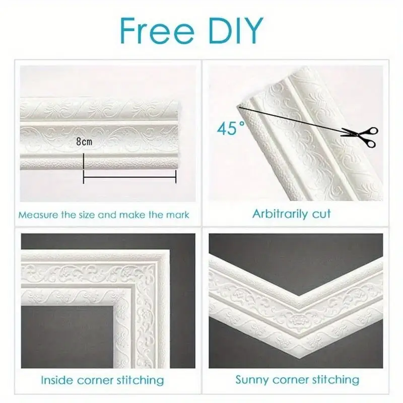 3d Foam Self Flexible Molding Trim Waist Line Temu Ireland