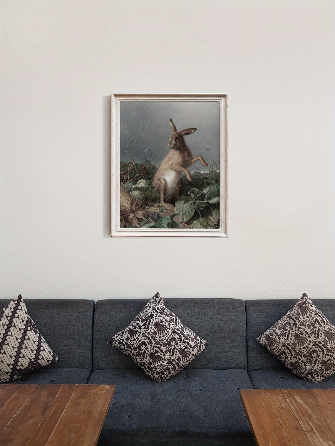 Vintage Easter Wall Rabbit Painting - Temu New Zealand