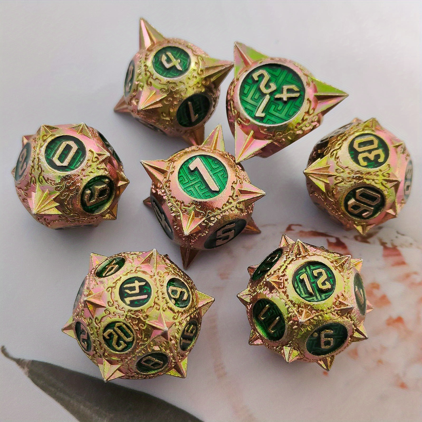 Metal Dice Set: Dice Mtg - Temu Netherlands