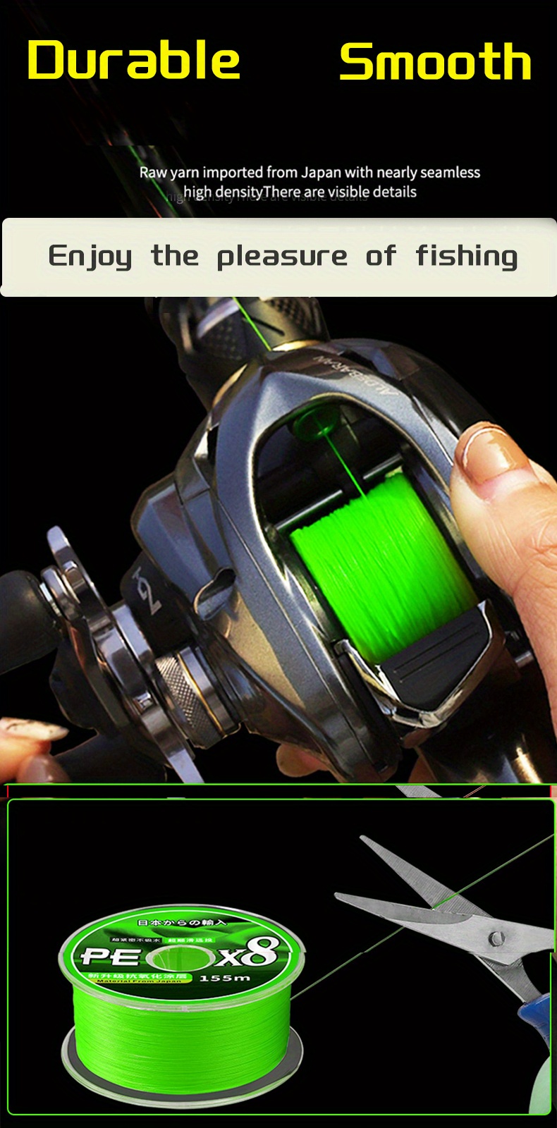 8 strand Braided Pe Fishing Line Long Casting In - Temu Australia