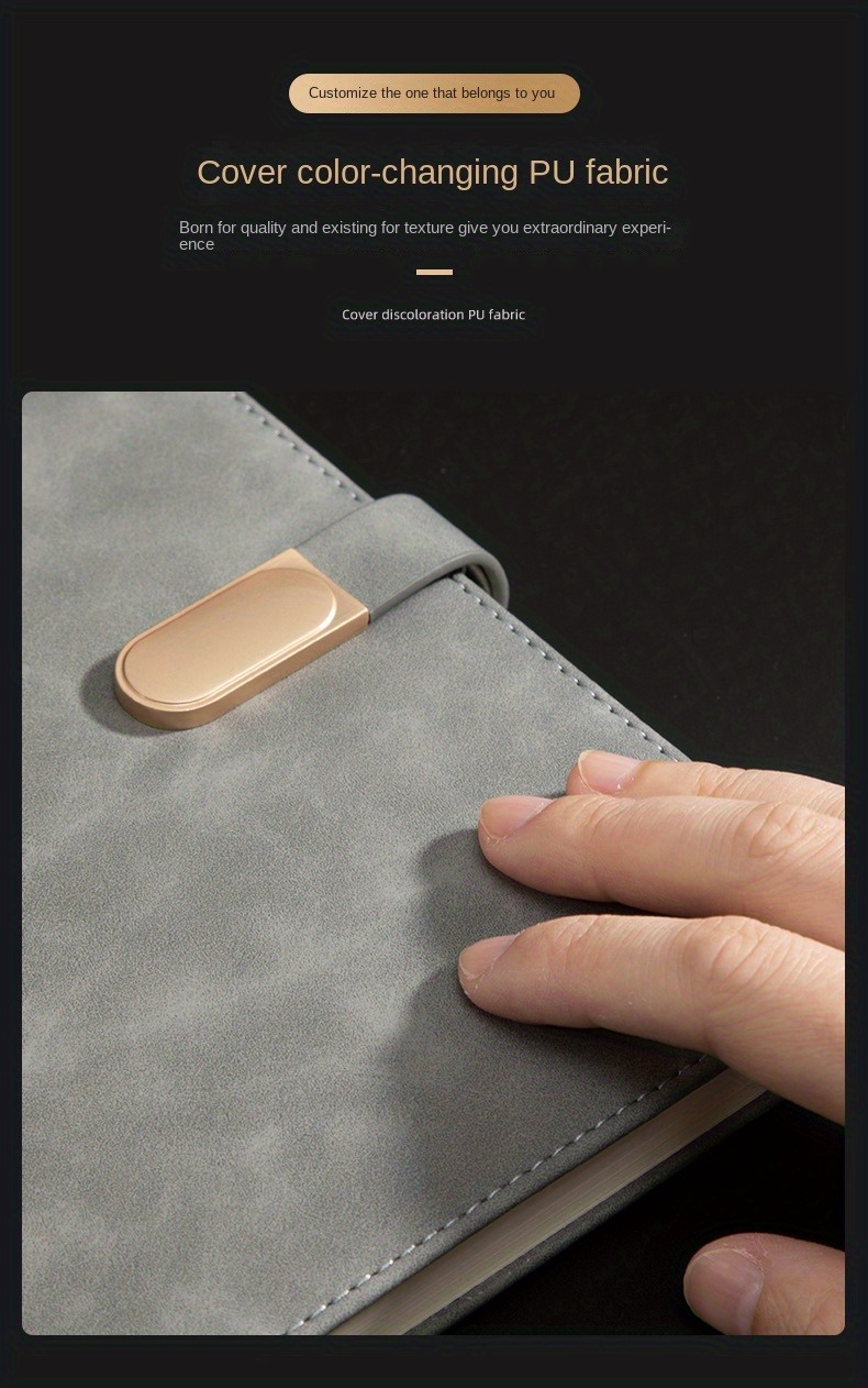 200 Pages A5 Notebook Magnetic Book - Temu Netherlands