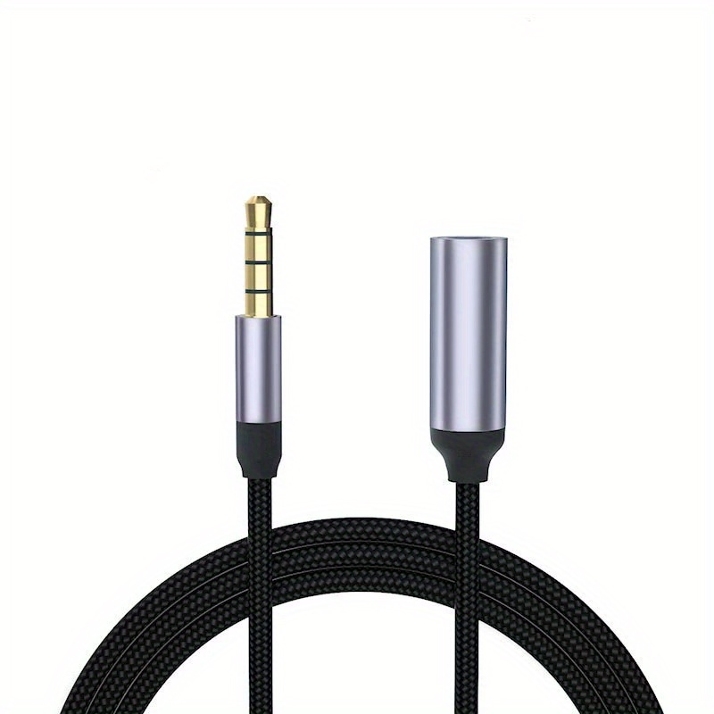 4 pole jack 3 5 aux extension cable for car laptop mini xiaomi huawei 5 ...