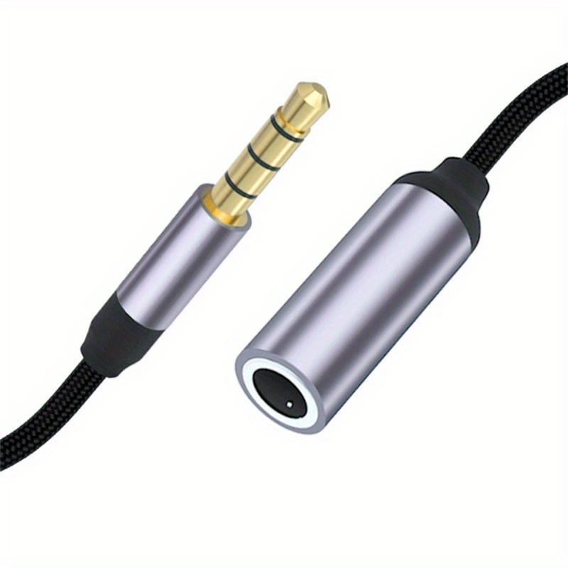 4 pole jack 3 5 aux extension cable for car laptop mini xiaomi huawei 5 ...