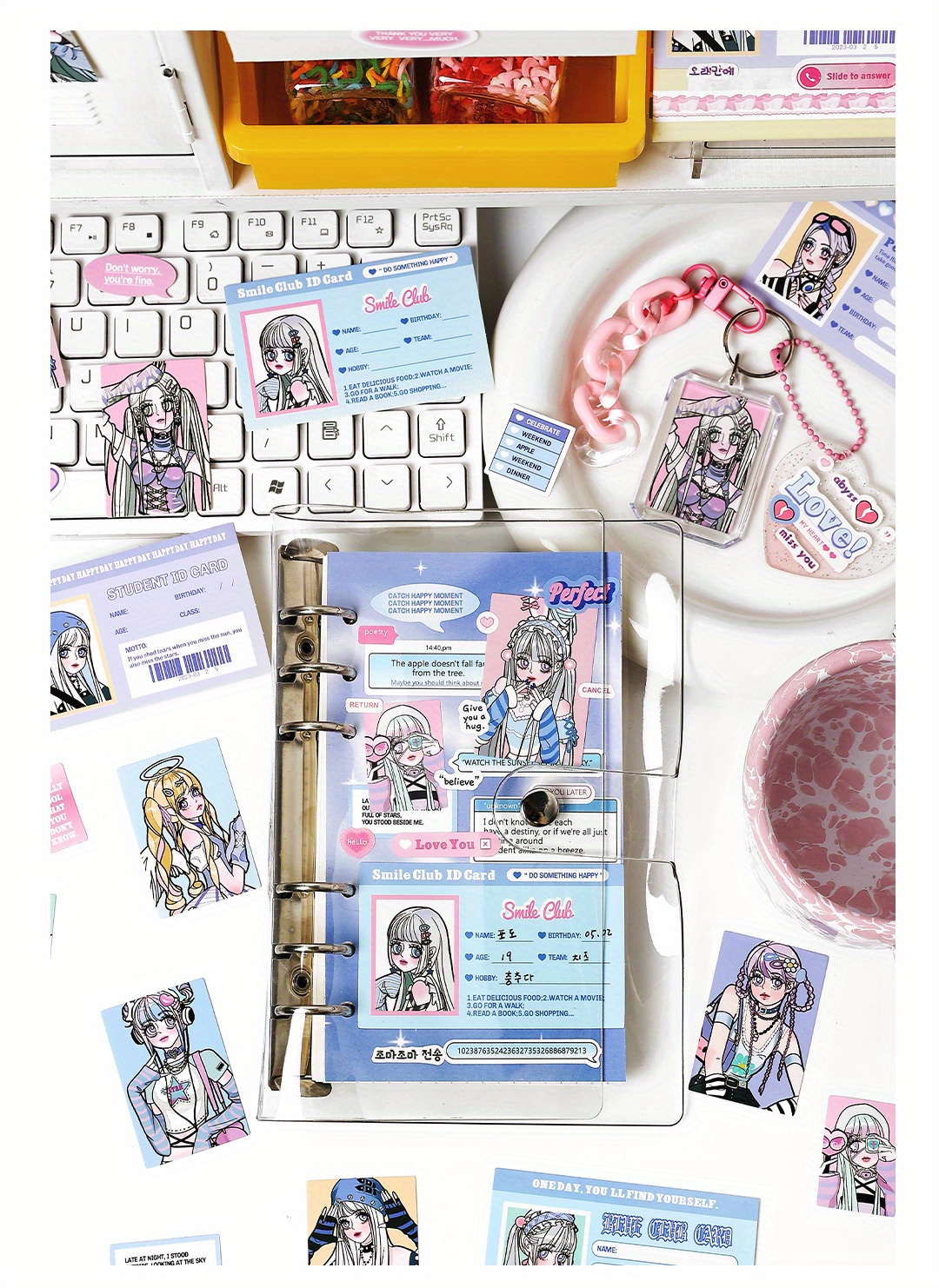 heart oath series material package cartoon comic character - Temu Australia