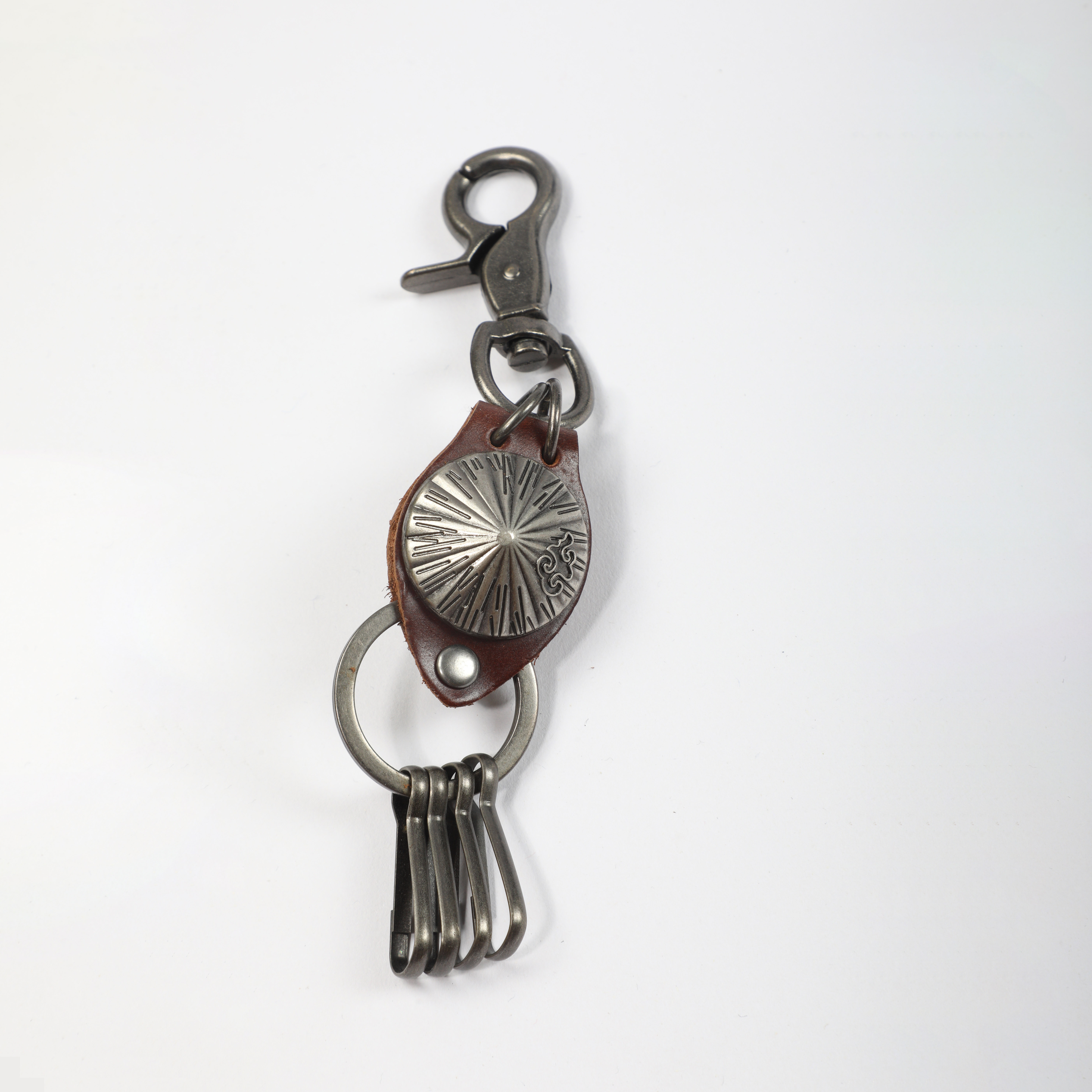 creative punk keychain with key chain key ring car motorcycle key ...