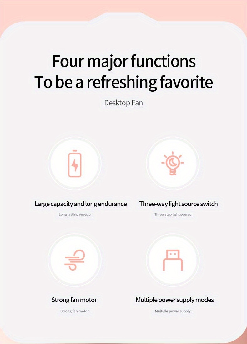 Desktop Cartoon Cute Baby Table Lamp Fan 360 degree Rotation - Temu ...