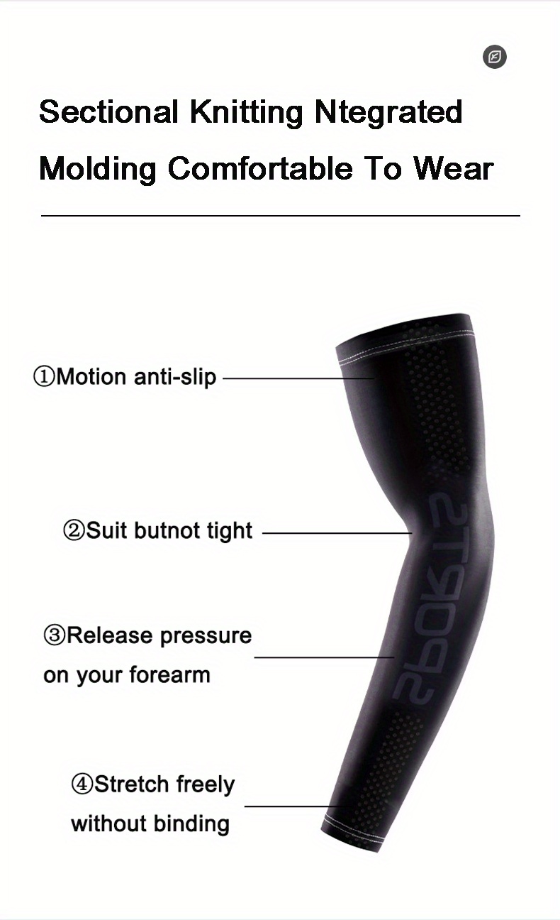 Stay Cool Protected Outdoor Activities Ice Silk Sleeves! - Temu