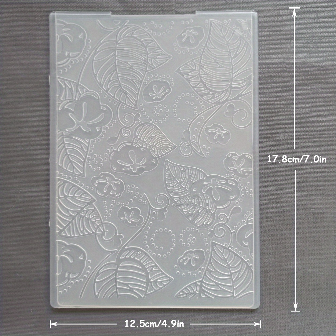 Big Leaves/flowers Embossed Folder Plastic Embossing Folders - Temu ...