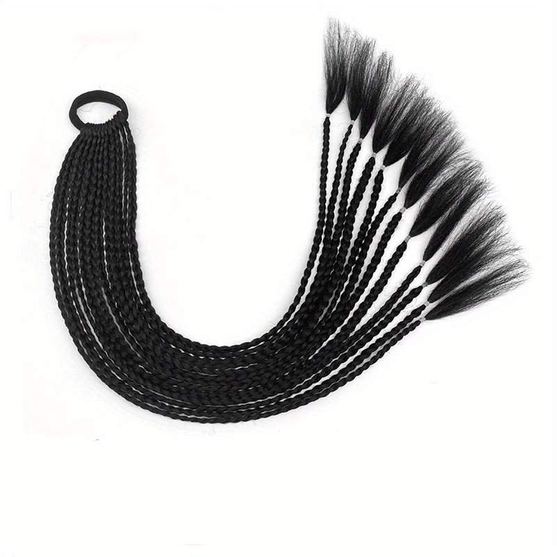 Rainbow Braid Hair Extensions Rubber Bands - Temu Netherlands