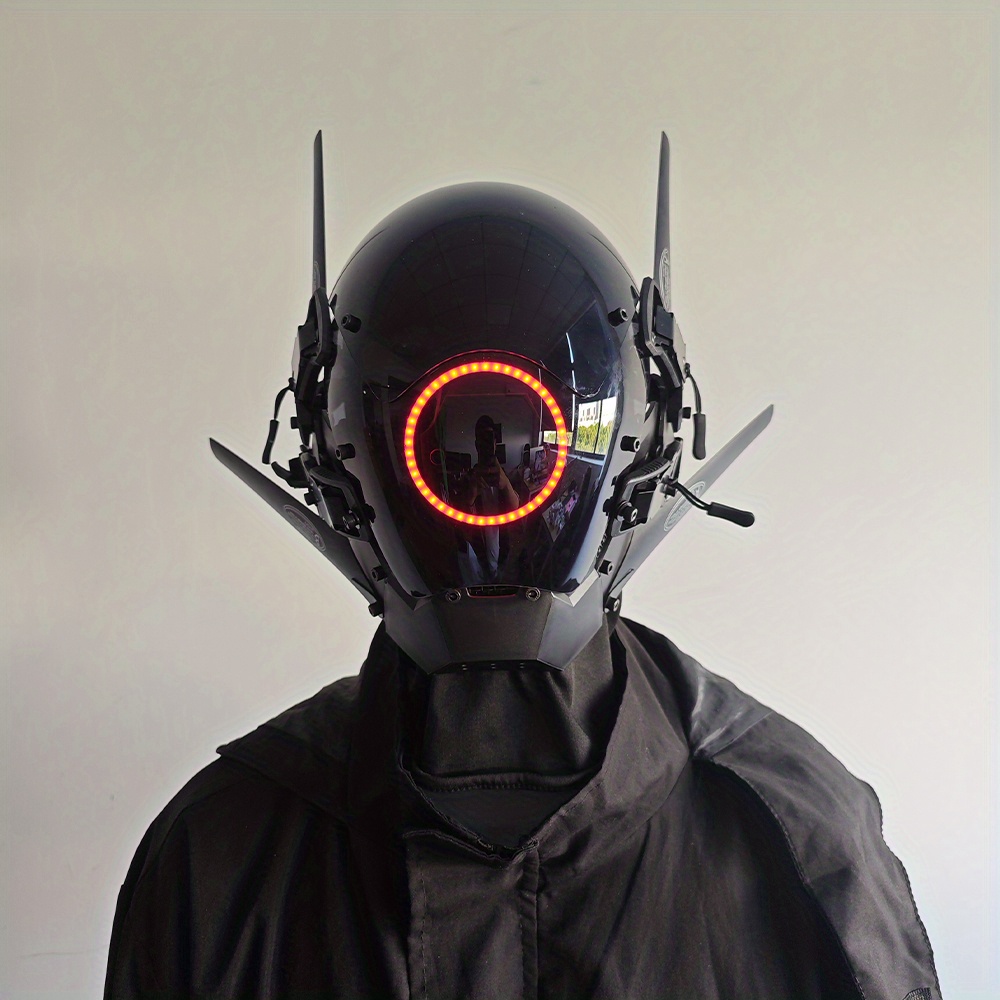 Futuristic Led Cyberpunk Mask Handmade Battery Powered Mechanical ...