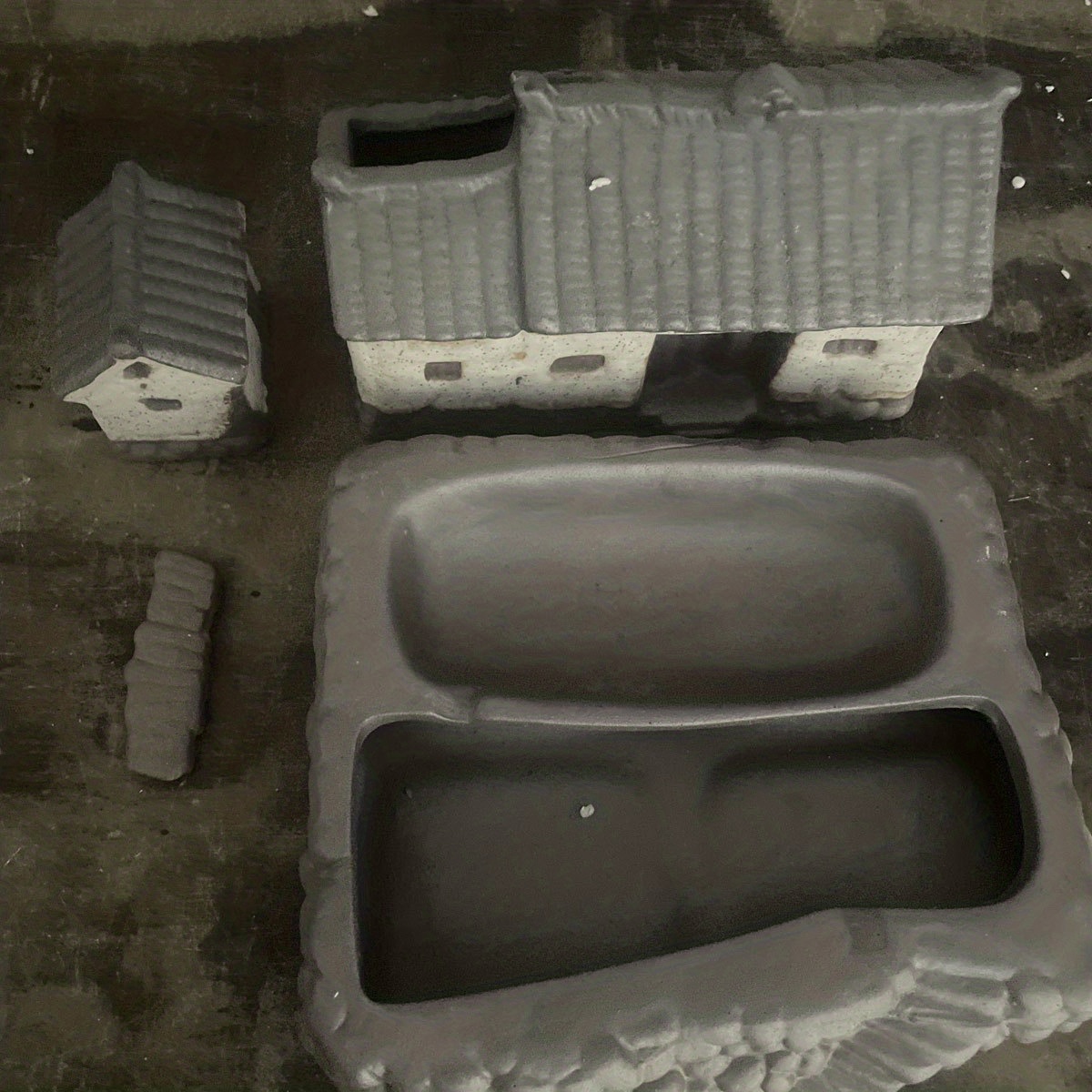 Vintage Ceramic Cottage Flower Pot Easter Themed Tabletop - Temu Japan