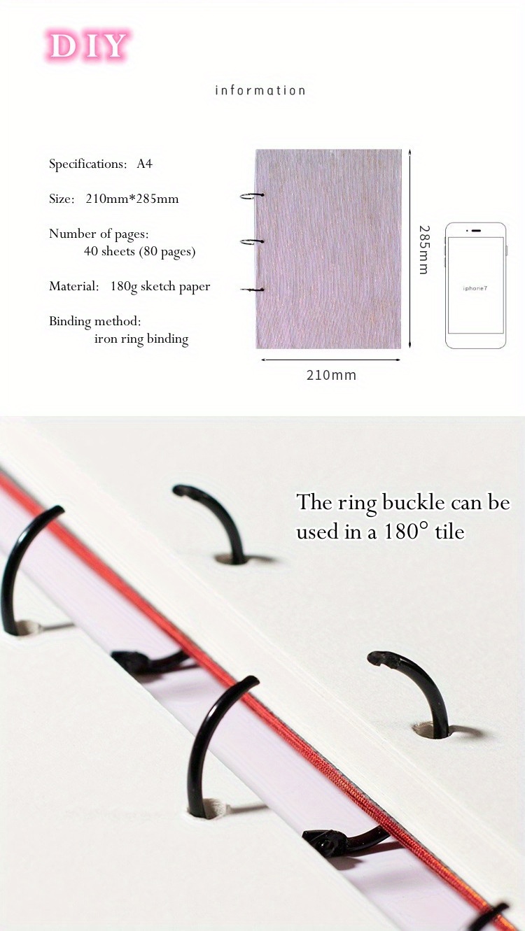 a4 streamer series hard shell sketch paper professional sketchbook ...