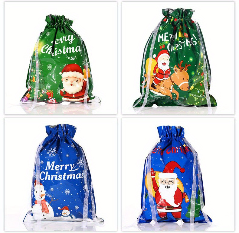 Christmas Drawstring Bags Perfect Gifts Parties ! - Temu New Zealand