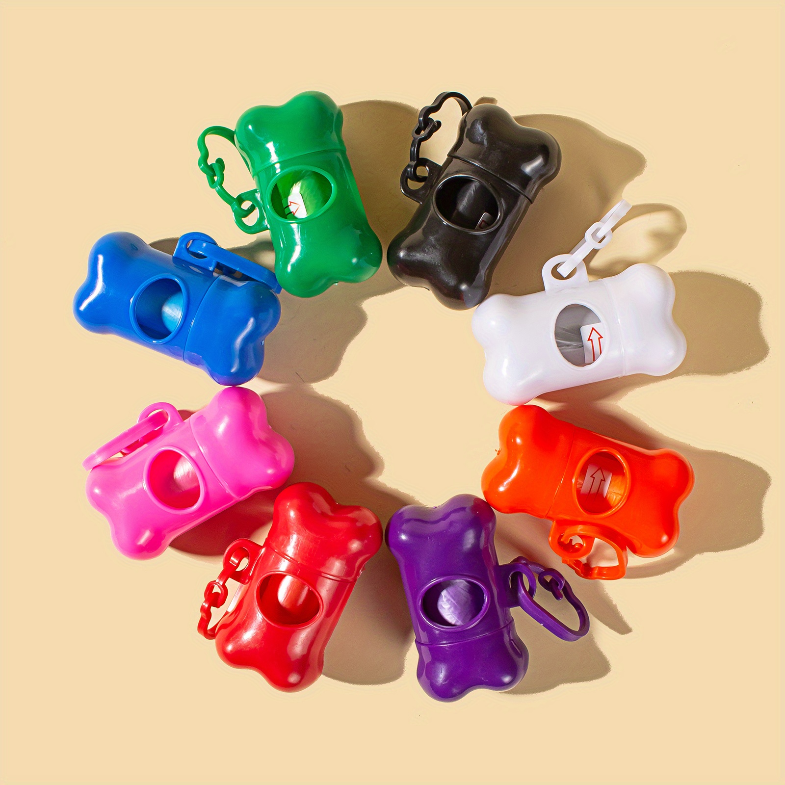 Convenient Pet Poop Bag Holder With Keychain Attachment - Easy Waste ...