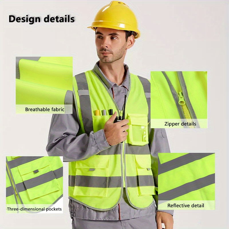 Premium Safety Vest Durable Protection Men Women - Temu United