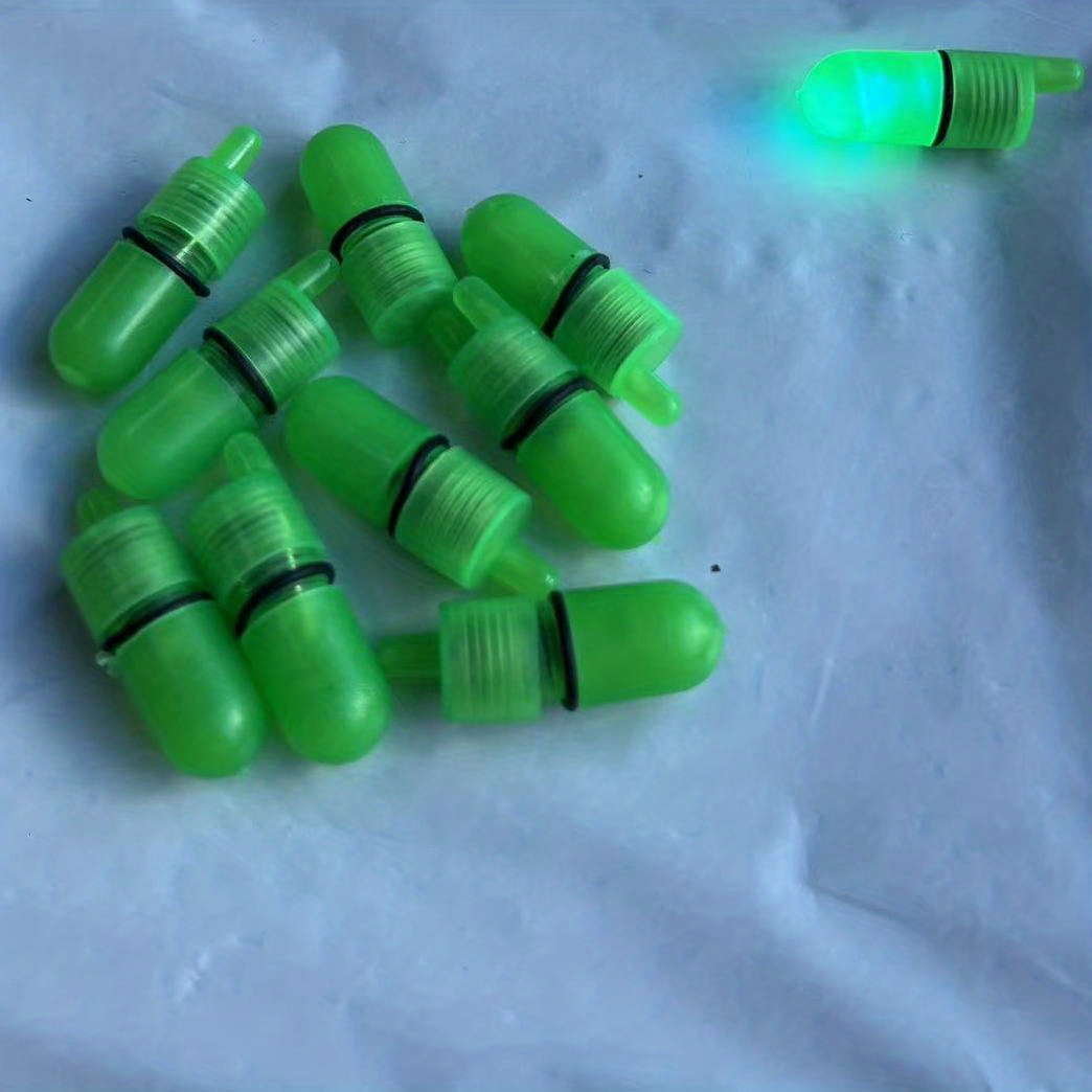10pcs Portable Night Fishing Rod Led Light Fish Bite Alarm Alert Bait ...