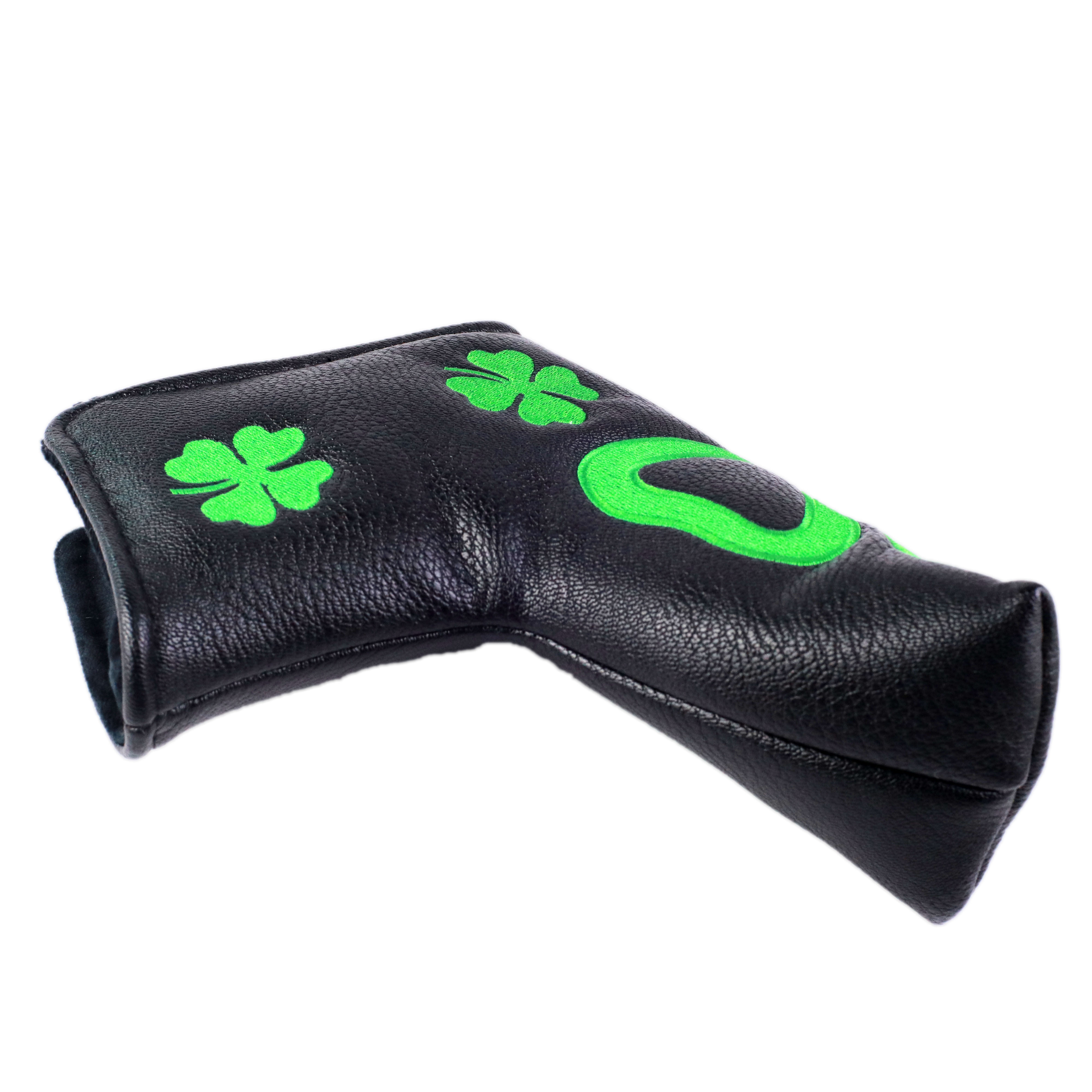 Pu Leather Golf Putter Headcover Clover Design Blade - Temu Australia
