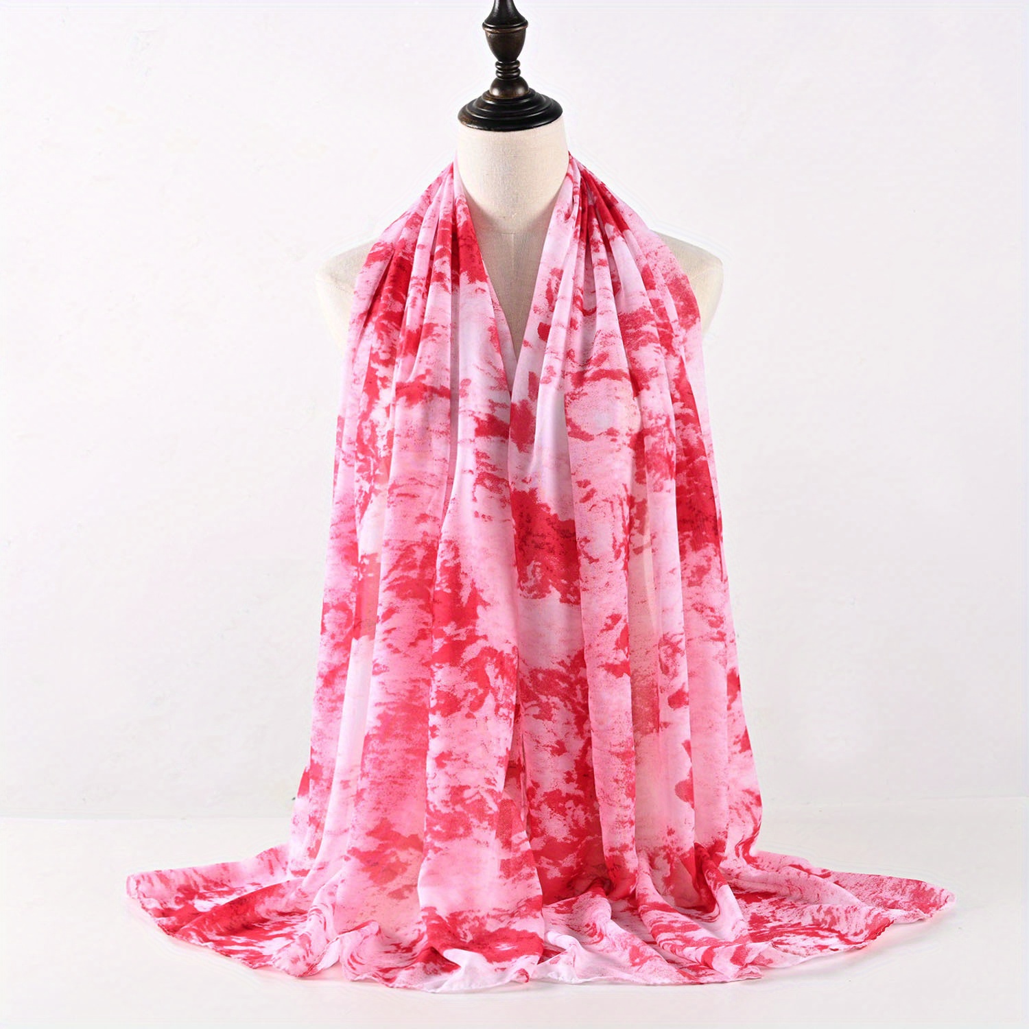 Elegant Chiffon Breathable Tied Scarf - Temu
