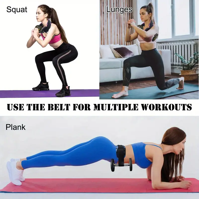 Maximize Workout Hip Bridge Dumbbell Belt Fitness Weight Temu