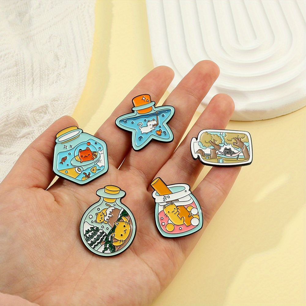 Cat Pin Metal - Temu