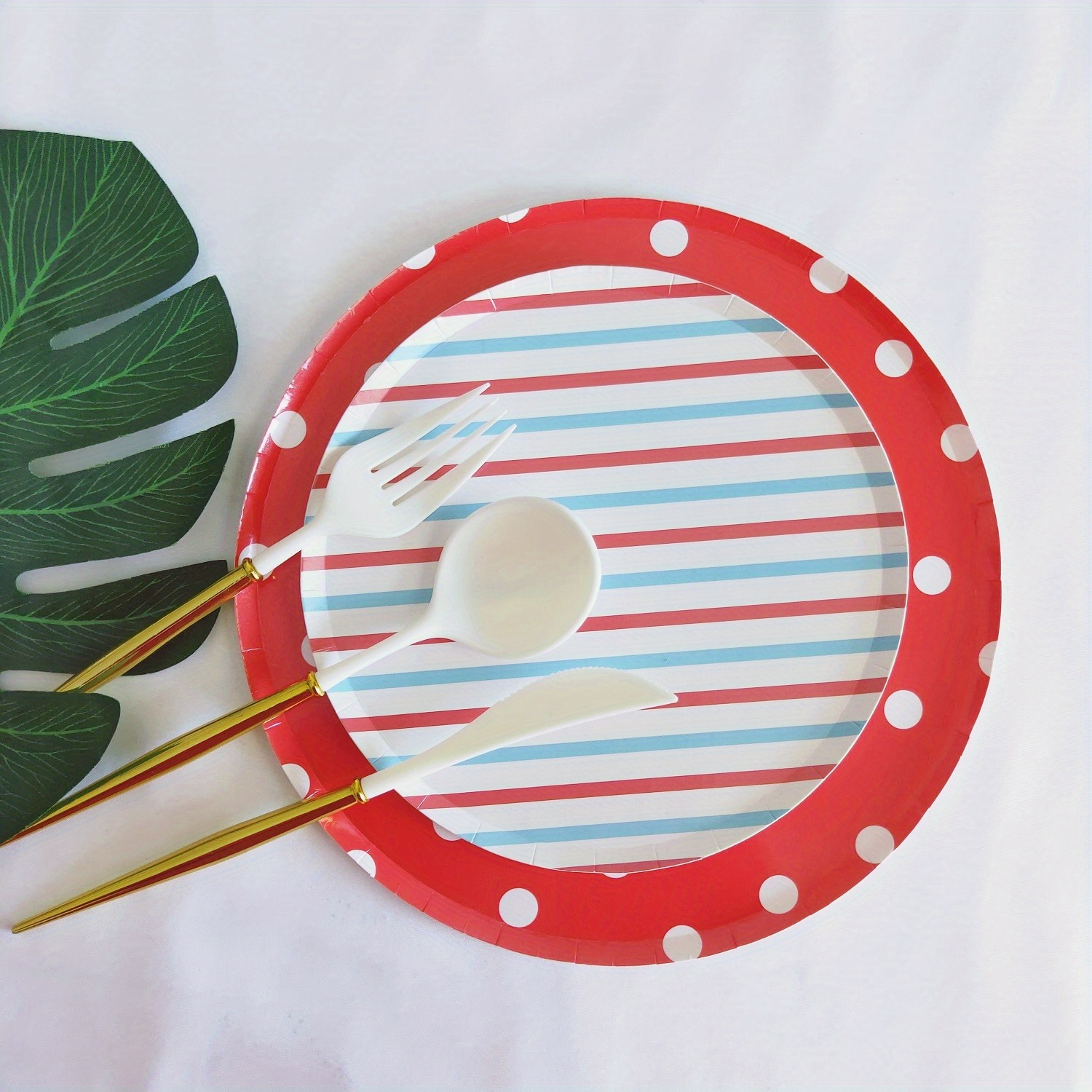 Polka Paper Plates Perfect Parties Home Decor - Temu Australia