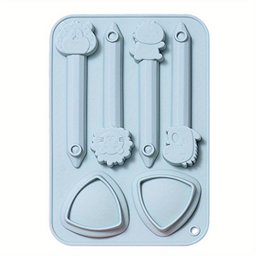 6 hole animals shaped crayon mold chocolate molds - Temu New Zealand