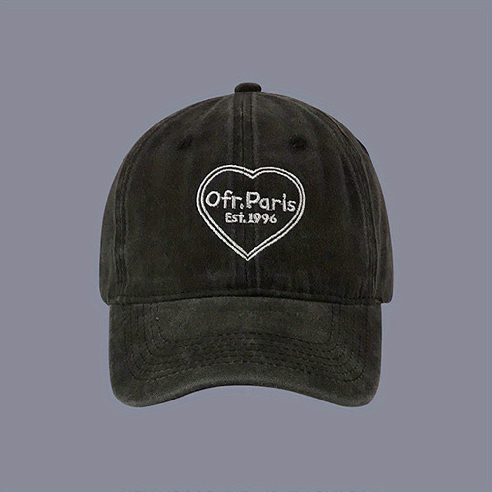 Embroidered Dad Hat Outdoor Sports Baseball Cap Washed Distressed ...