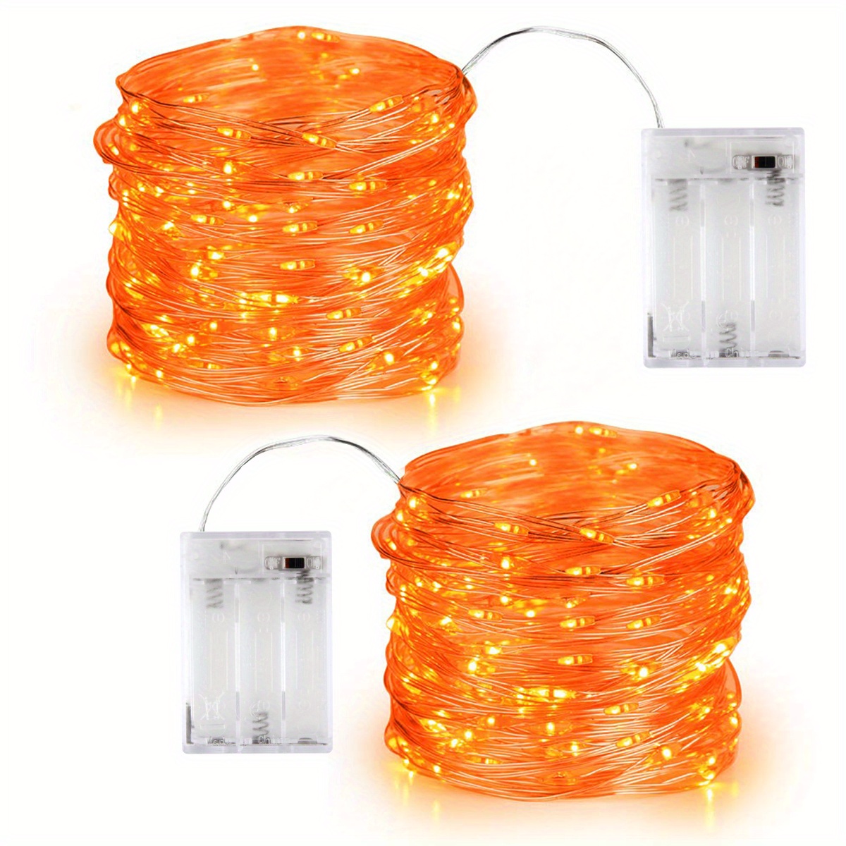 1pc Halloween String 3aa Copper String Excluding Battery Diy Led String ...