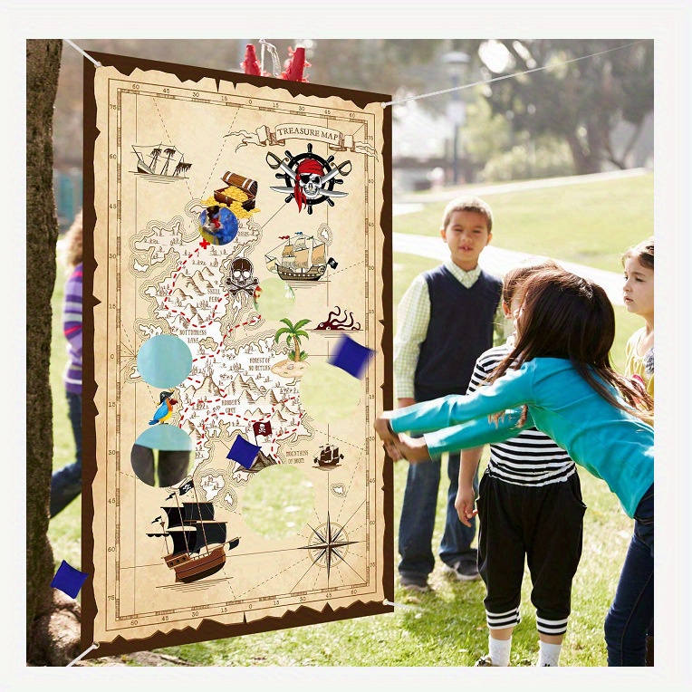 Pirate Adventure Sandbag Flag Perfect Outdoor Festivals - Temu