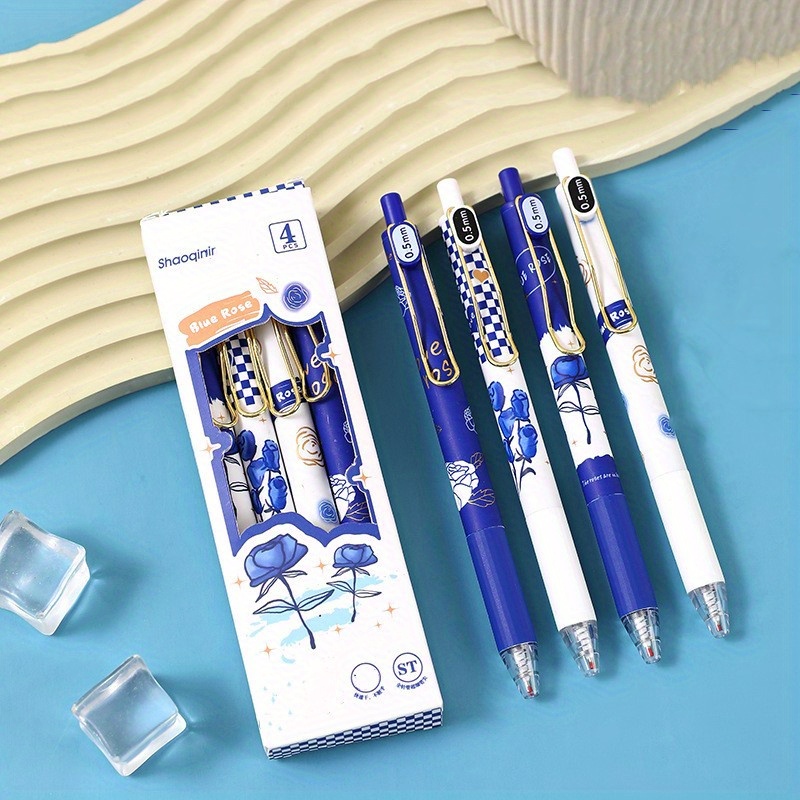 Blue Rose Brush Pens St Dual ball Spring Head Quick drying - Temu ...