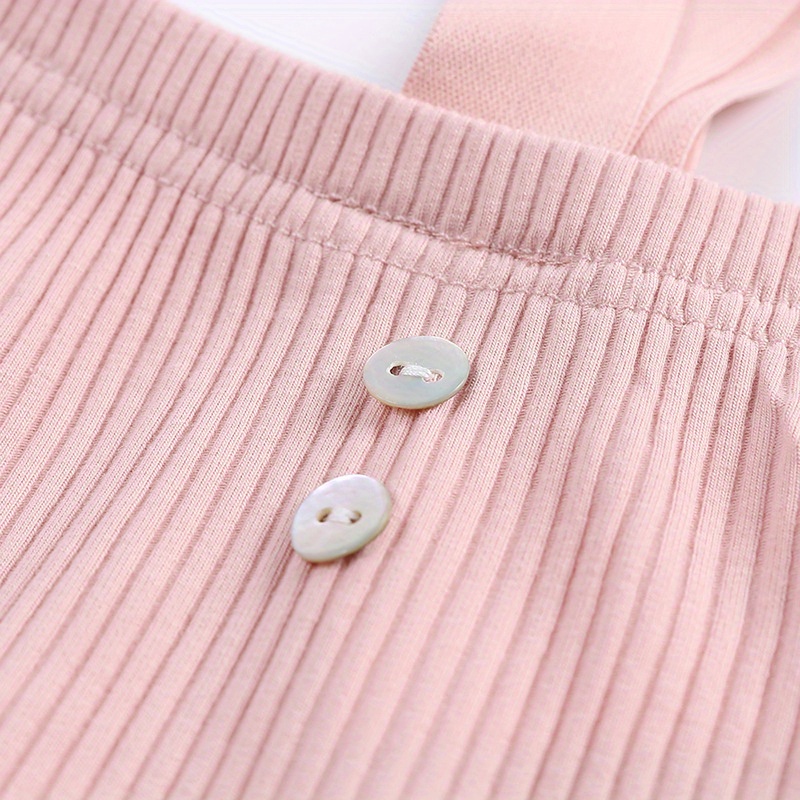 infant cotton two button suspender pants boys girls - Temu Australia