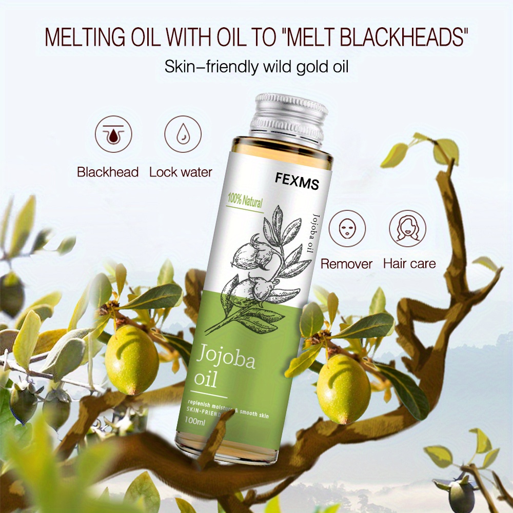 Jojoba Oil Moisturizing Massage Oil Portable Plant Extract - Temu