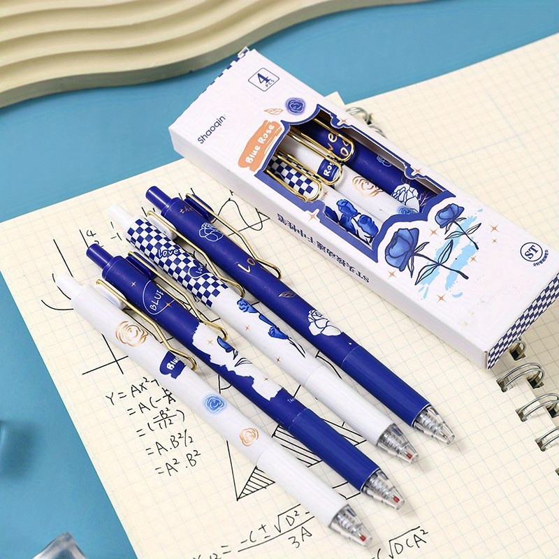Blue Rose Brush Pens St Dual ball Spring Head Quick drying - Temu ...