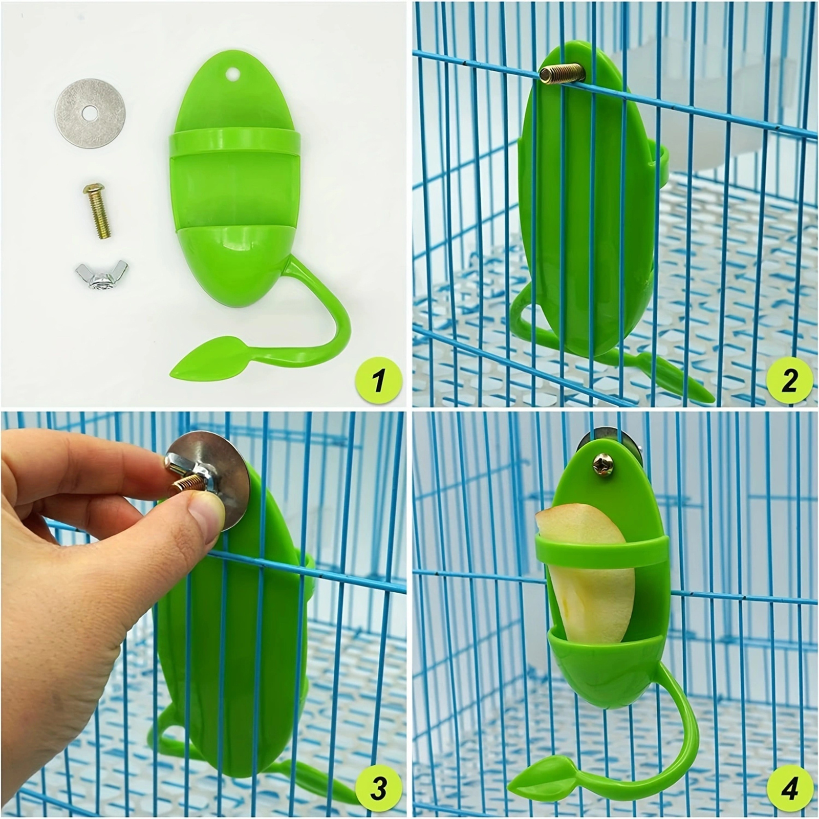 Hanging Bird Feeder Fruit Vegetable Container Cuttlebone - Temu Canada